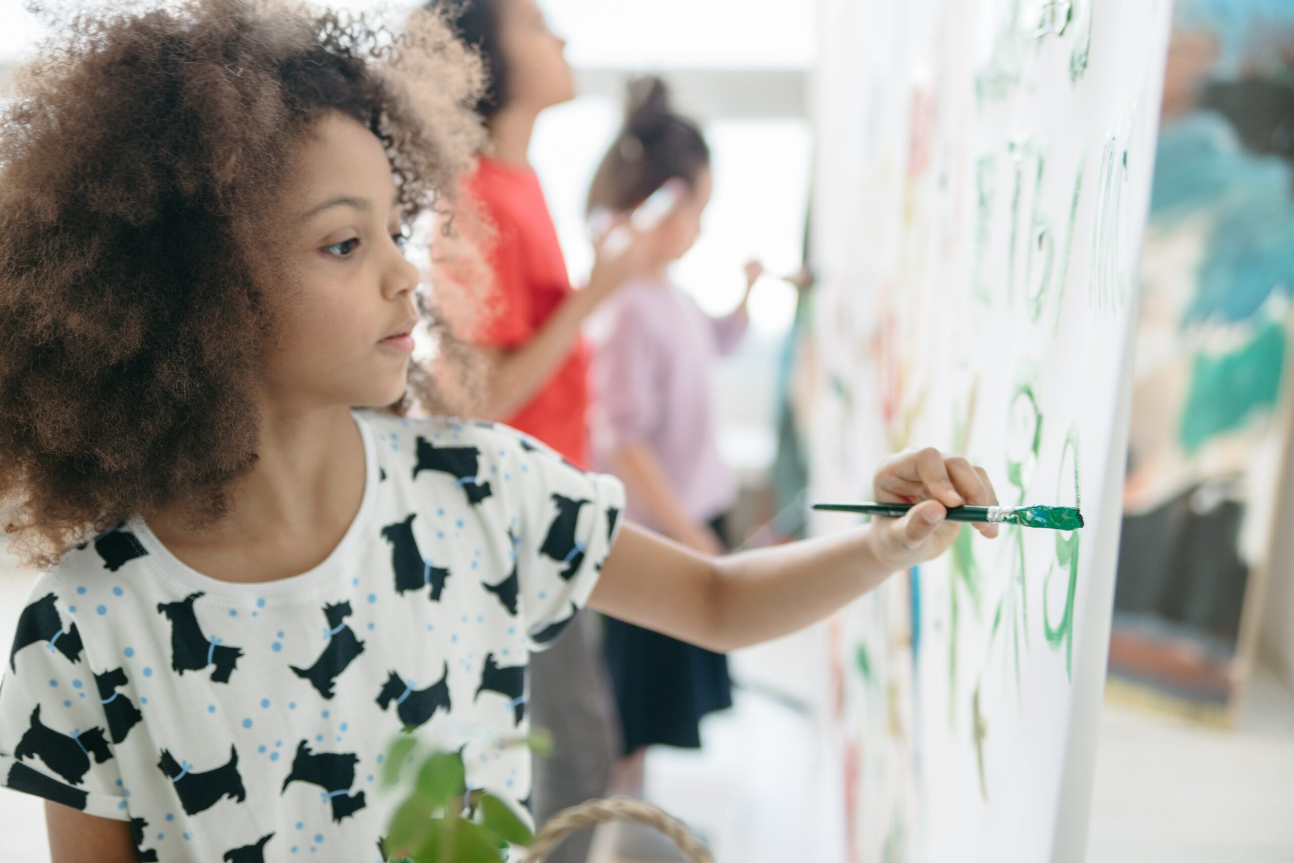 Painting and drawing for children in school grades 3 to 5